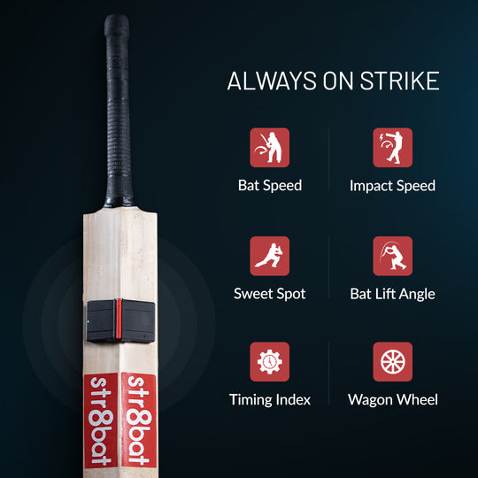 Cricket Bat Sensor | Track & Improve Your Batting Performance – str8bat