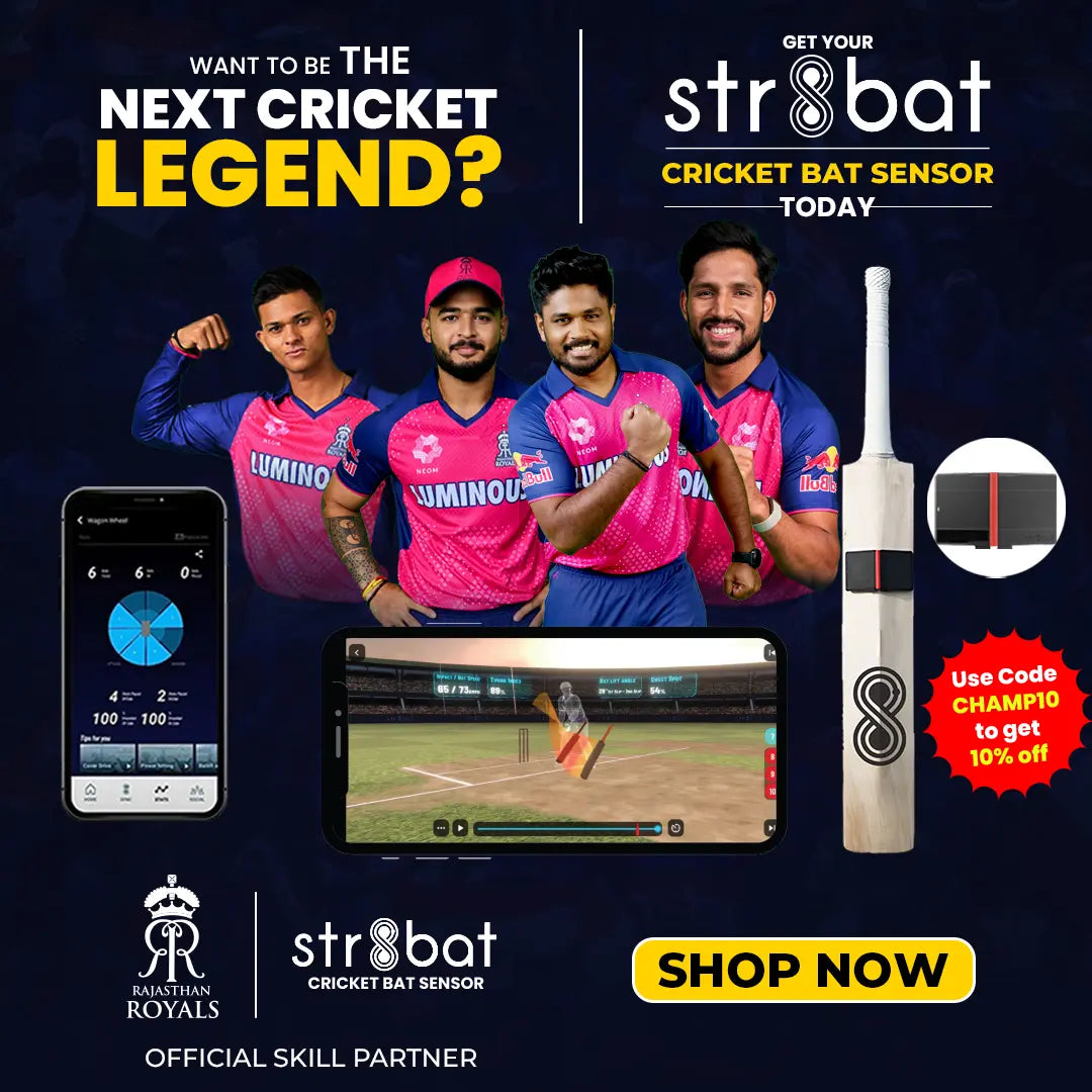 Cricket Bat Sensor - str8bat | Pocket Sized Cricket Bat Sensor
