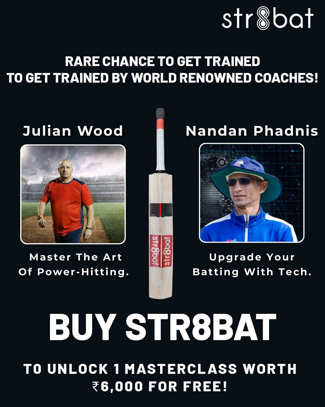 Cricket Bat Sensor | Track & Improve Your Batting Performance – str8bat